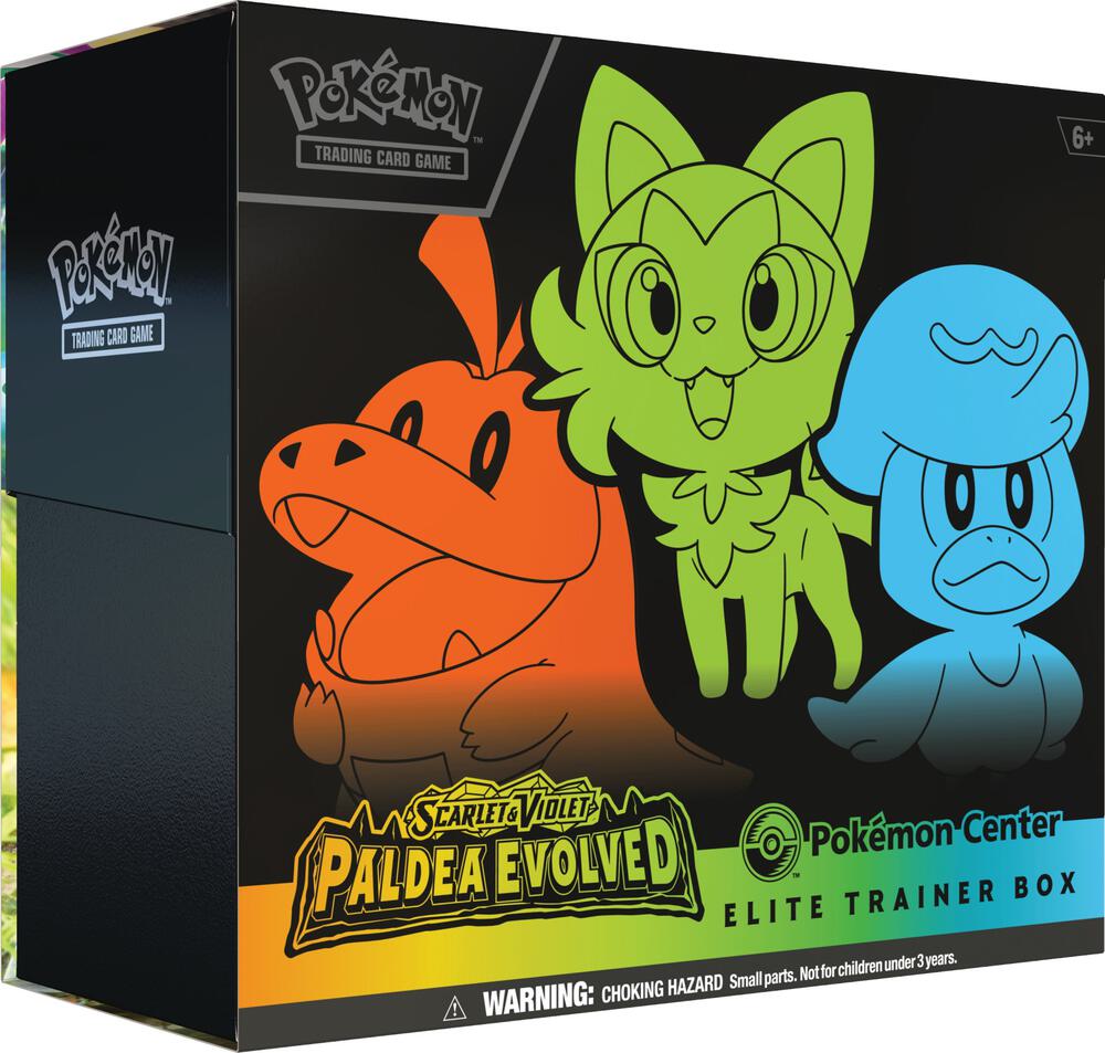 Paldea Evolved Pokémon Center Elite Trainer Box – Paladin Cards