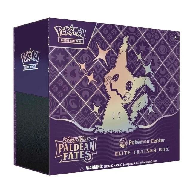 Paldean Fates Pokémon Center Elite Trainer Box (Exclusive) – Paladin Cards