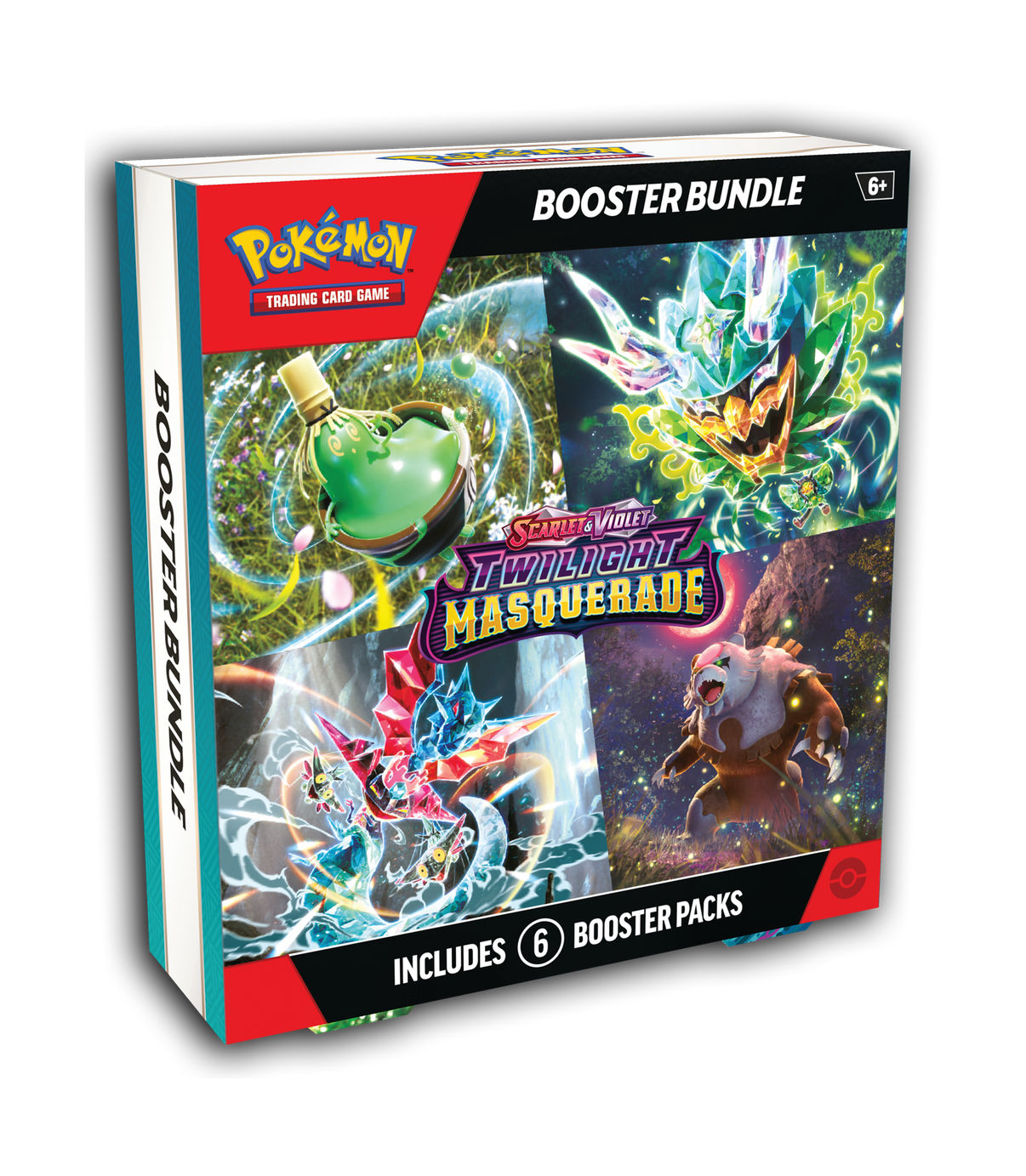 Pokémon TCG: Twilight Masquerade Booster Bundle – 6 Packs – Paladin Cards